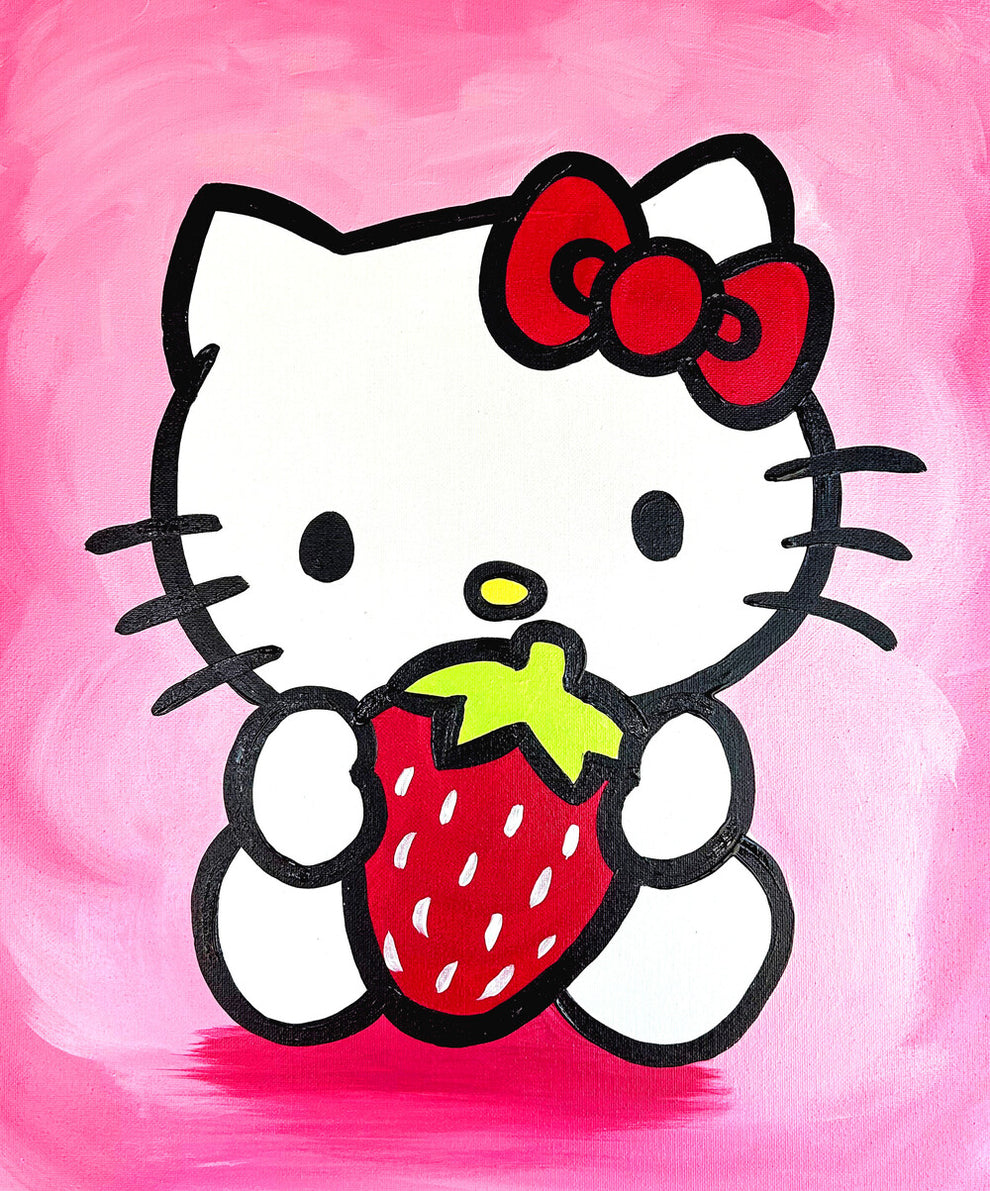 Sweet Hello Kitty Canvas Painting | Muse to Go – Muse To Go